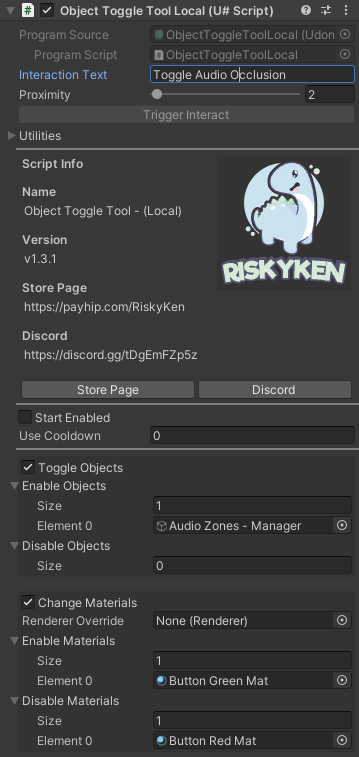 Documentation - Audio Zones